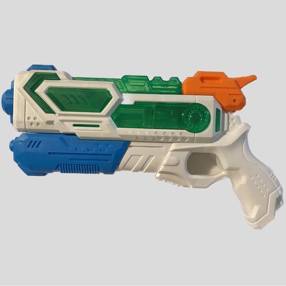 Toys | Water Gun Green White Design | Poshmark